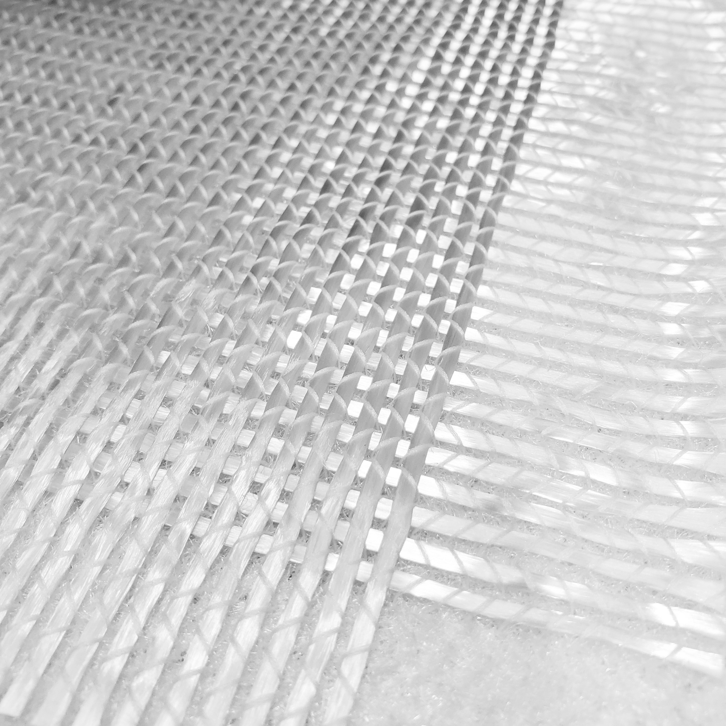 Multiaxial Sandwich Mat with 600g Biaxial Fabric One Side, The Other ...